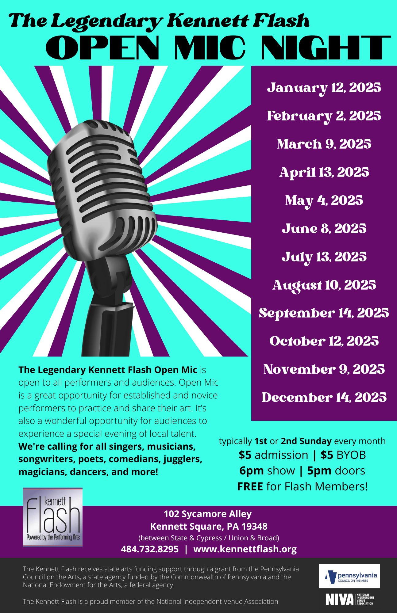 Open Mic - The Kennett Flash